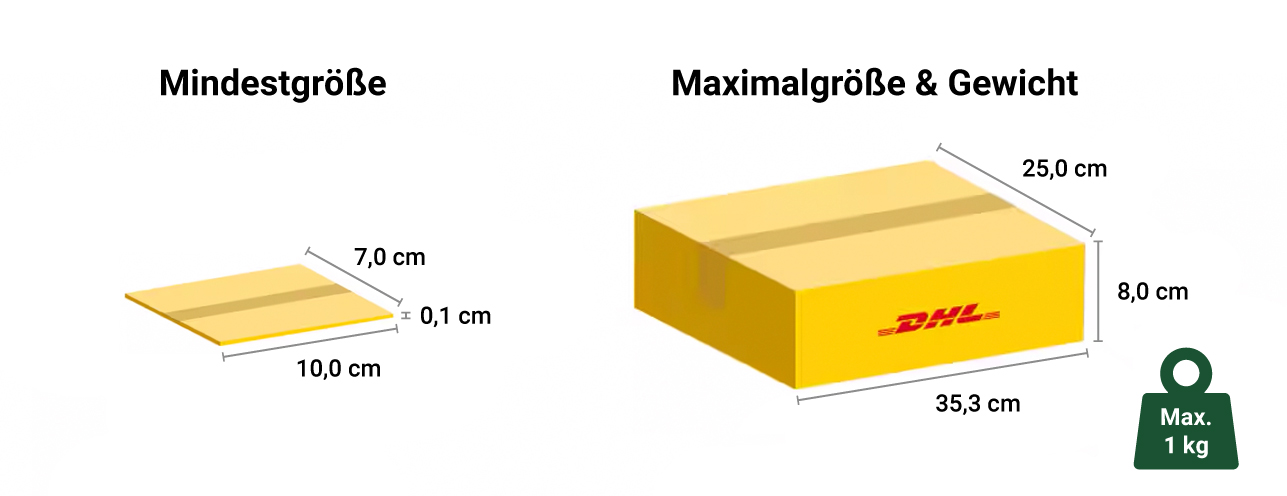 DHL Kleinpaket online kaufen » Günstig ab 0,19 Euro