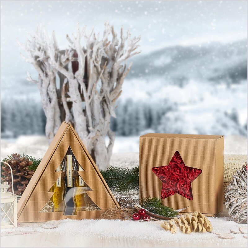 Geschenkbox Nature Stern » BB-Verpackungen